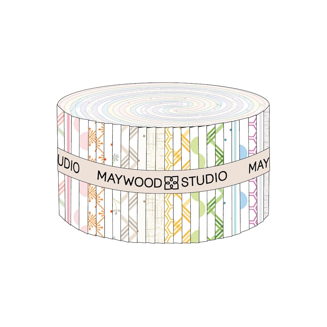 Kimberbell Basics Lullaby Fabric Jelly Roll 40 Quilt Strips 2.5 X 44 by ...