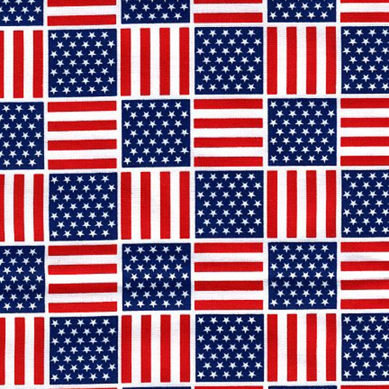 Patriotic Fabric - Etsy