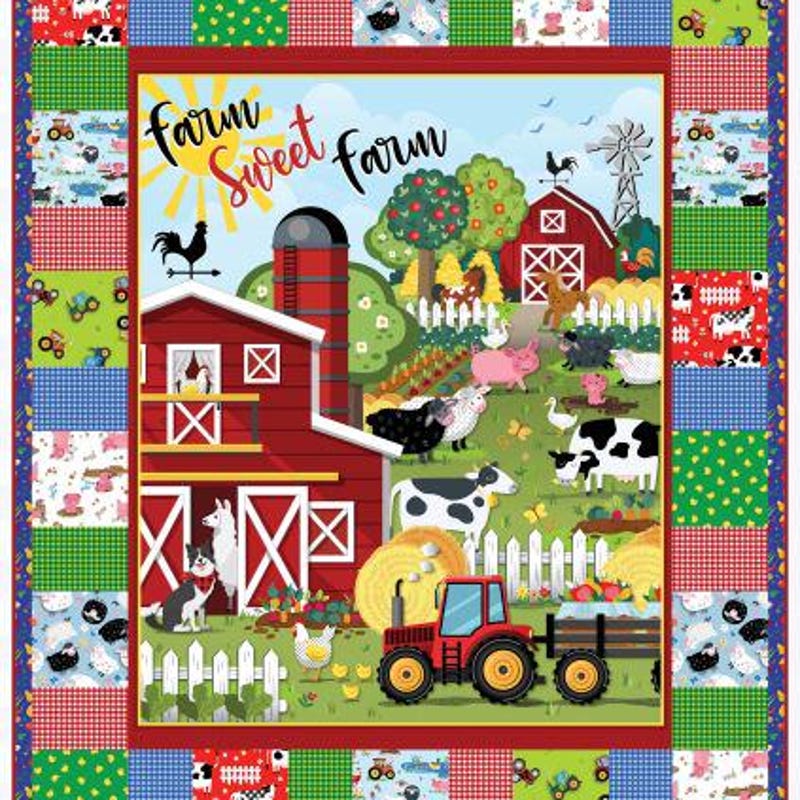 Farm Sweet Farm Quilt Kit - Etsy