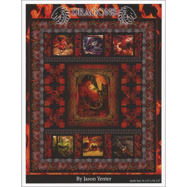 Dragon Quilt Pattern - Etsy