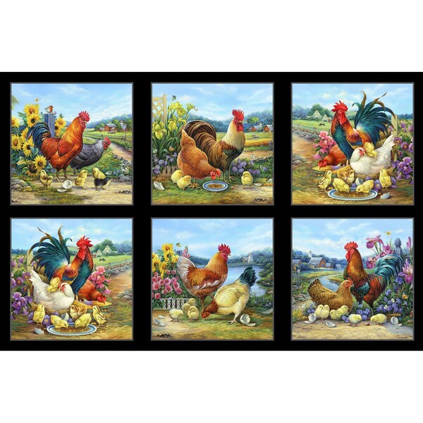 Chickens Quilt - Etsy