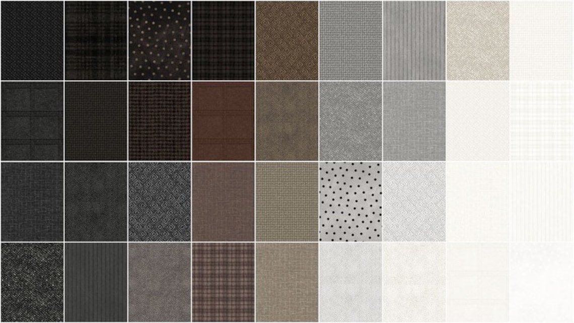 Woolies FLANNEL Neutrals Vol. 2 Fabric Layer Cake - 10" X 10" Pre-cut ...