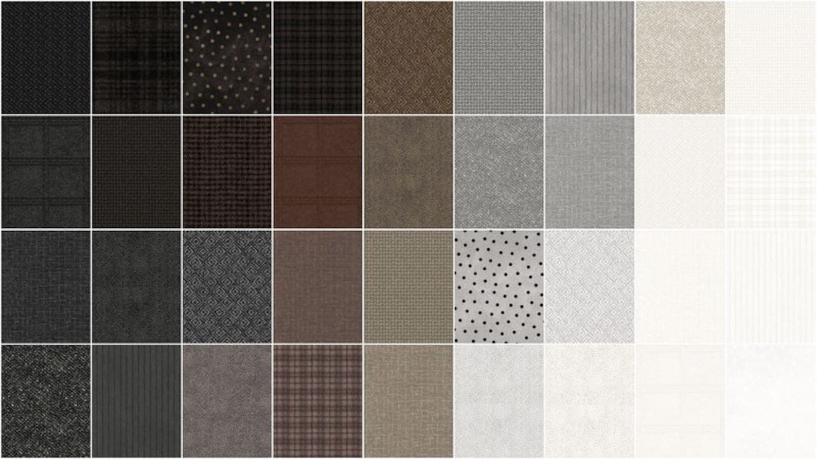 Woolies FLANNEL Neutrals Vol. 2 Fabric Layer Cake - 10" X 10" Pre-cut ...