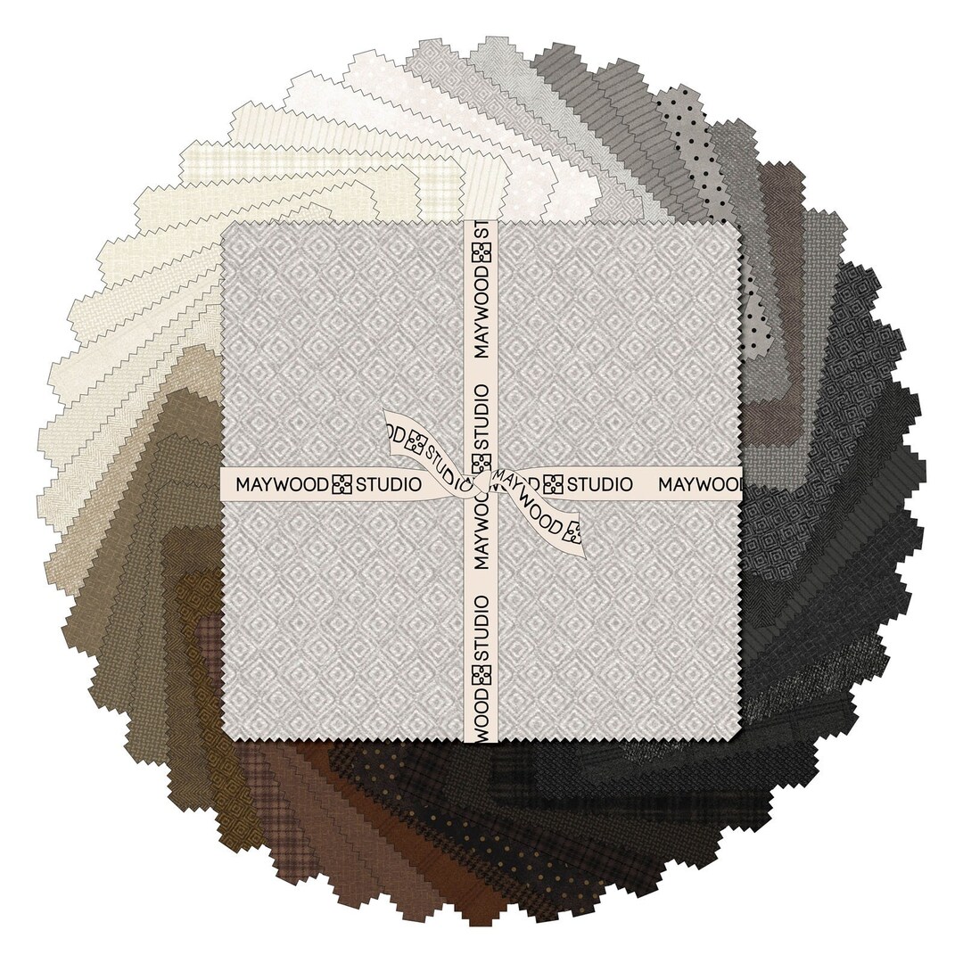 Woolies FLANNEL Neutrals Vol. 2 Fabric Layer Cake - 10" X 10" Pre-cut ...