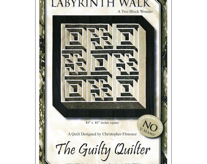 LABYRINTH WALK Quilt Pattern by the Guilty Quilter Christopher Florence ...