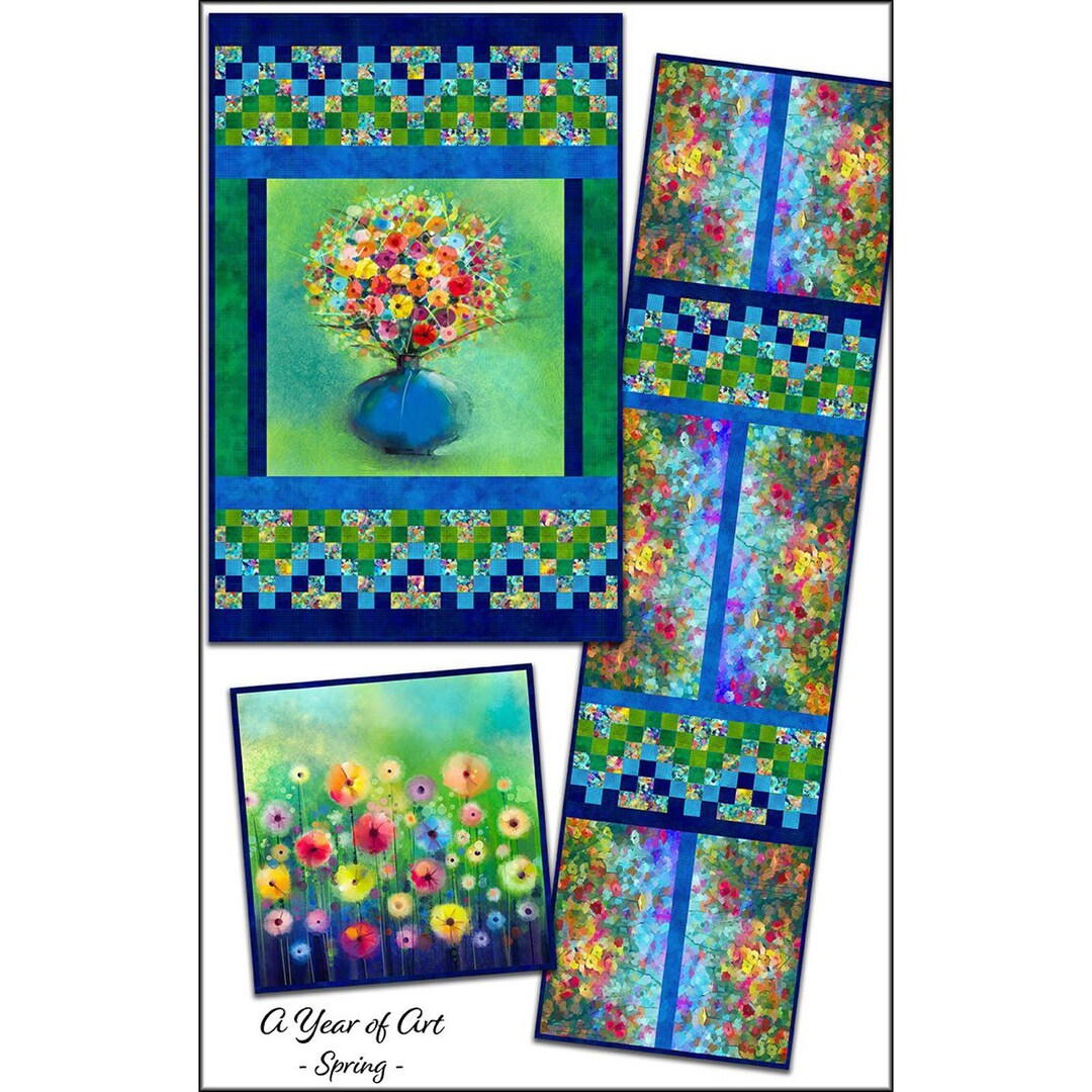 A Year of Art Spring Quilt Pattern by Jason Yenter Vendor in the ...