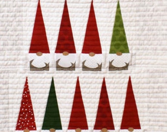 O Christmas Gnomes Quilt Pattern by Lisa Amundson | Etsy