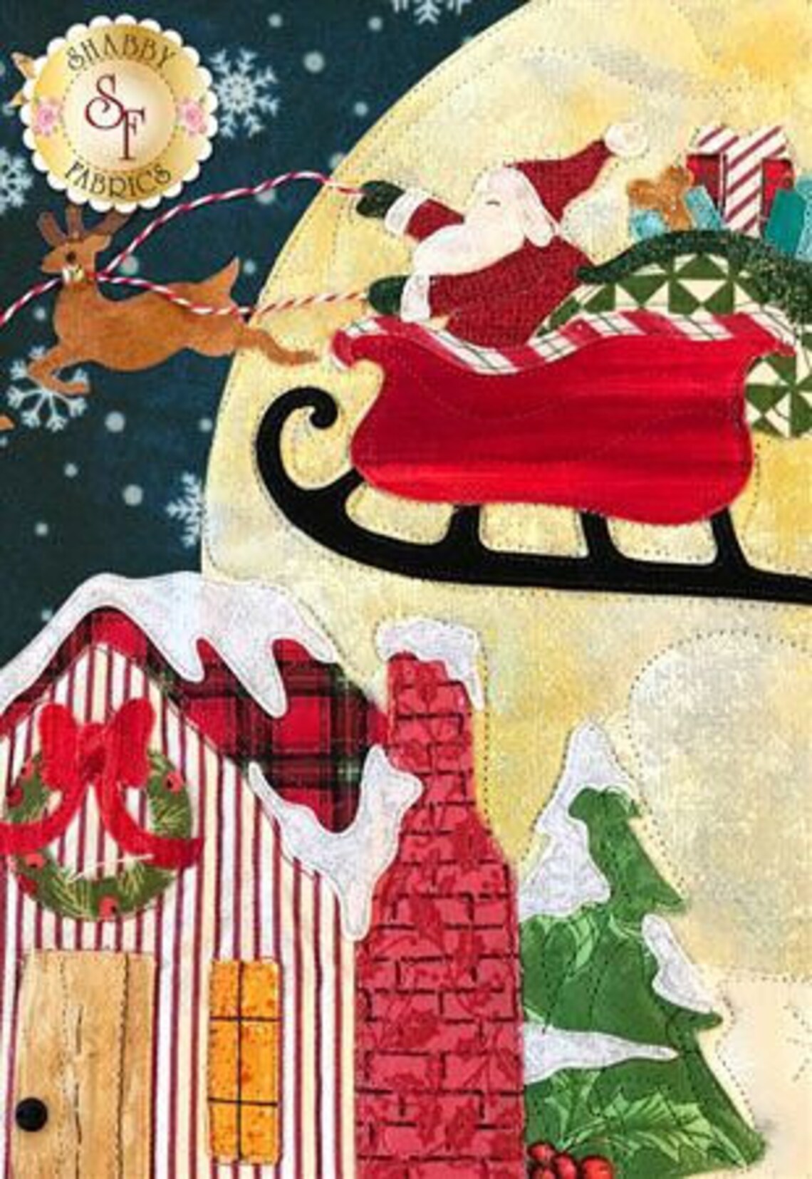 CHRISTMAS EVE Table Runner Applique Quilt Pattern by Shabby - Etsy
