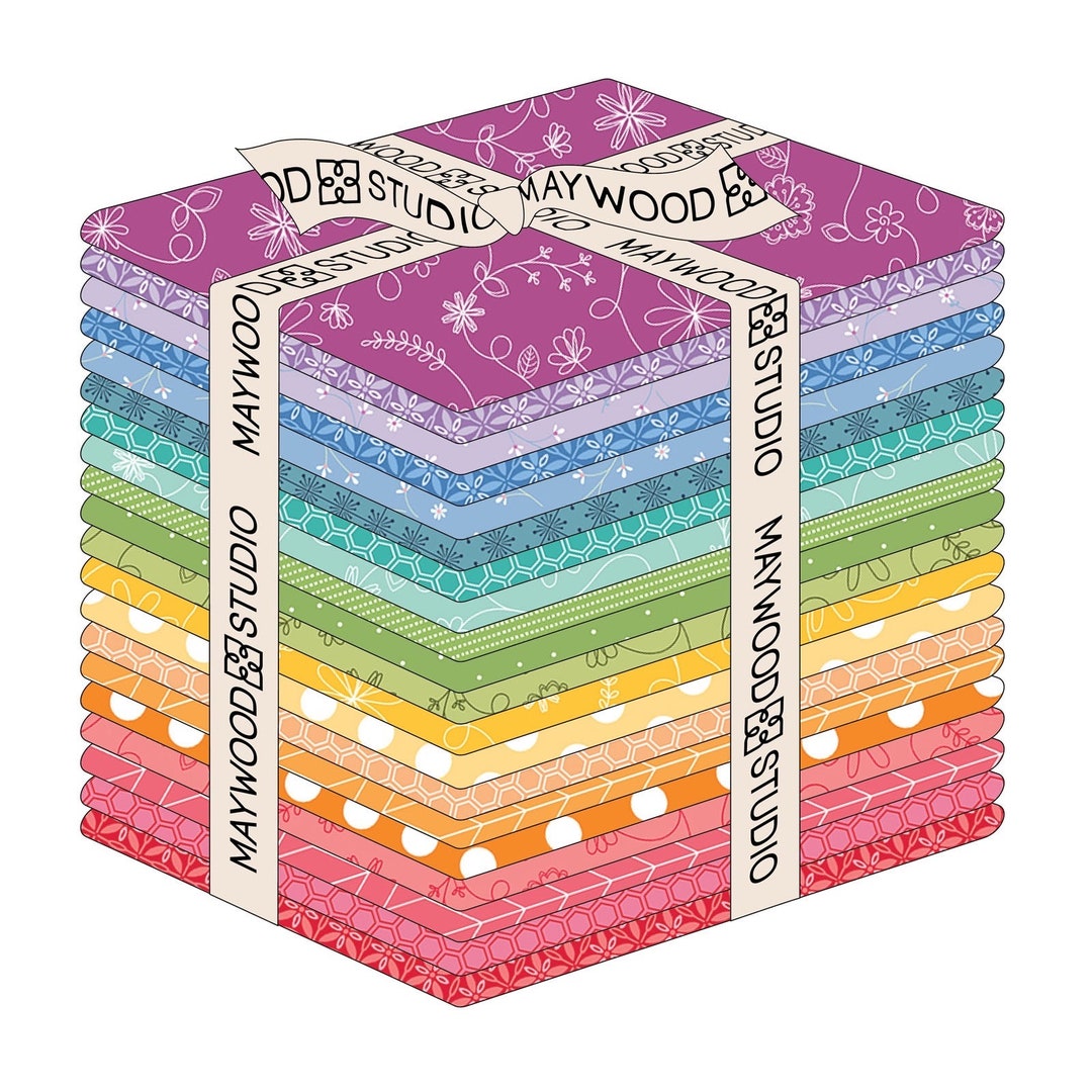 Kimberbell Basics Bright Lights Fat Quarter Bundle - 20 Pre-cut Fat ...