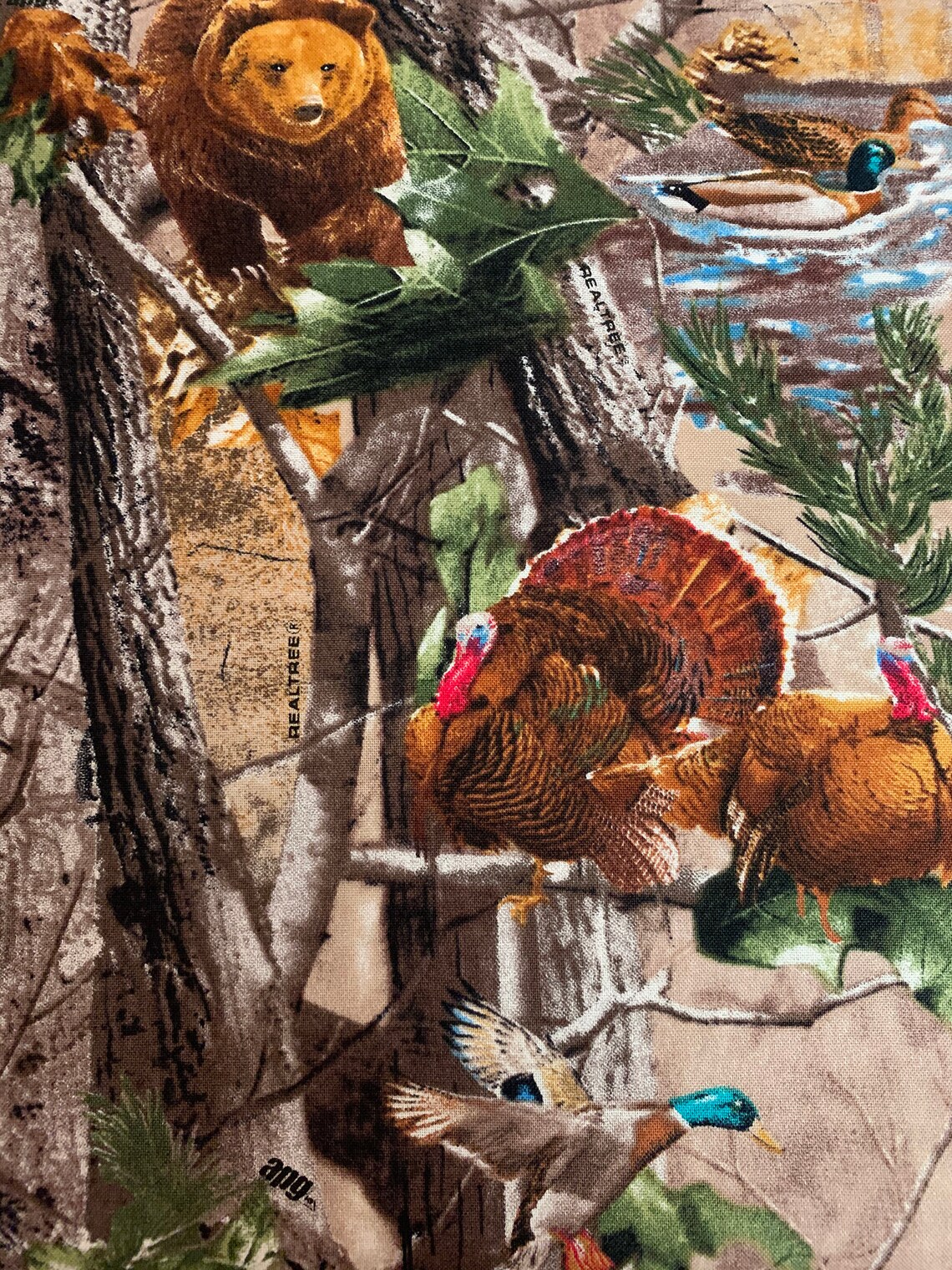 Realtree Camo Hunting Fabric 100% Cotton Fabric 9902 Buck - Etsy