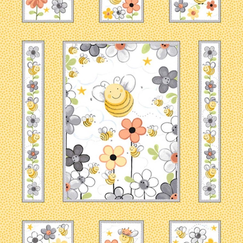 Bee Fabric Panel Kits - Etsy