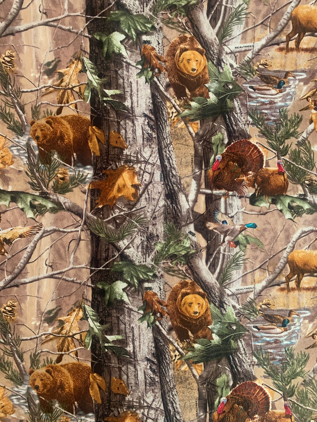 Realtree Camo Hunting Fabric 100% Cotton Fabric 9902 Buck - Etsy