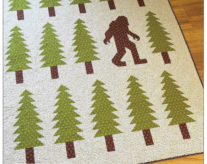 SALE! LEGENDARY Quilt Pattern Northwest Sasquash/big Foot Quilt - by ...