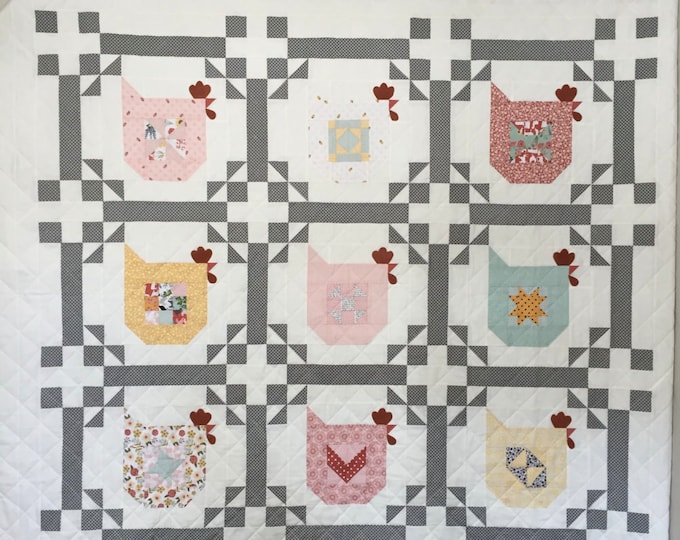 Chicken Scratch Quilt Pattern by Poppie Cotton Designers Jina Barney ...