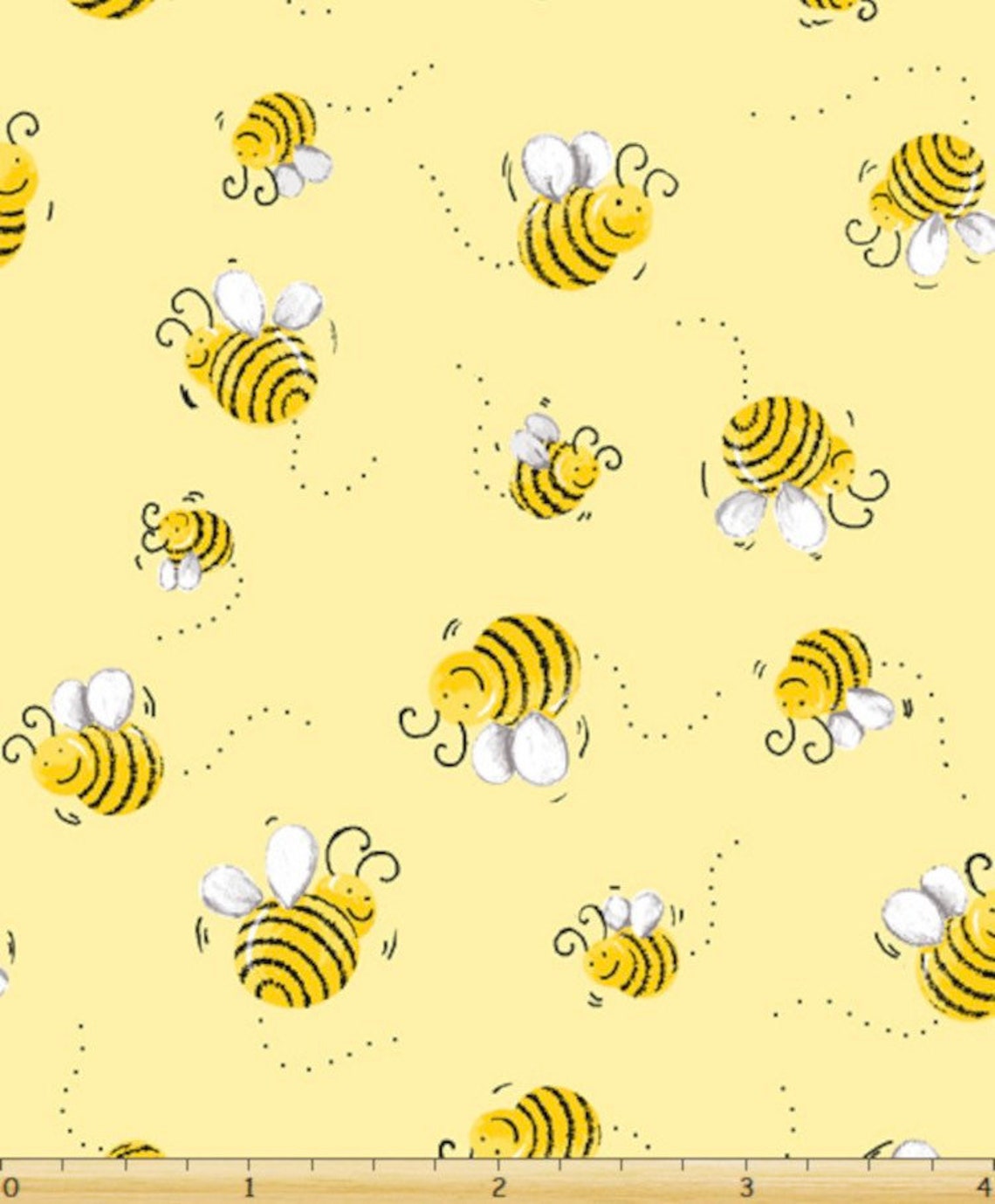 Honey Bee Fabric - Susy’s Bees Cotton Quilt Fabric by World of Susybee ...