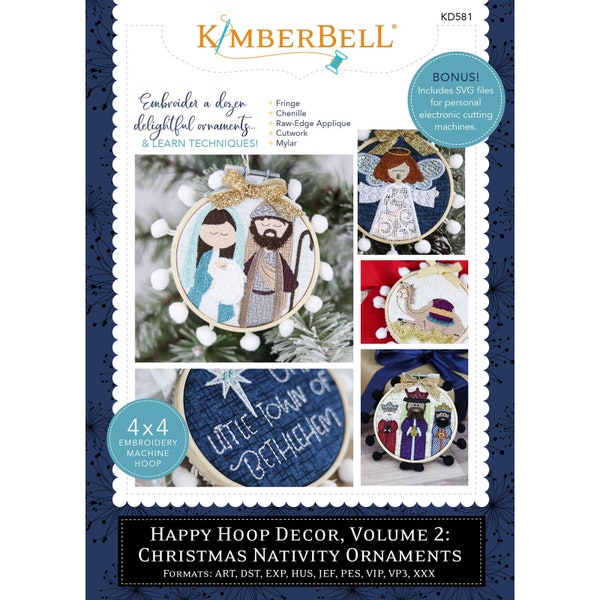 Embroidery Hoop Nativity Ornaments - Etsy