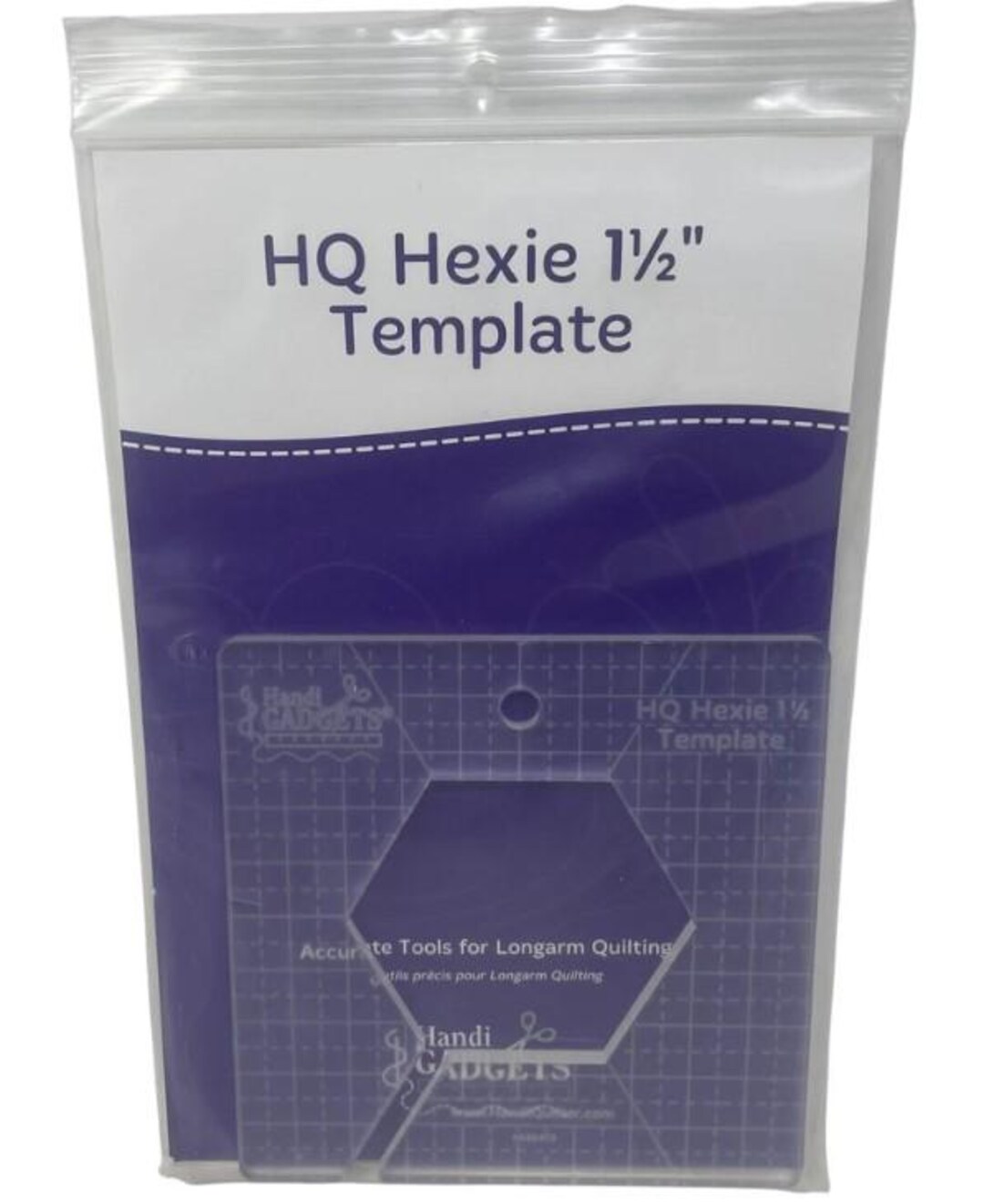 Handi Quilter Hexie 1 1/2" Template - HQ Hexie 1 1/2" Template HG00474 - Etsy