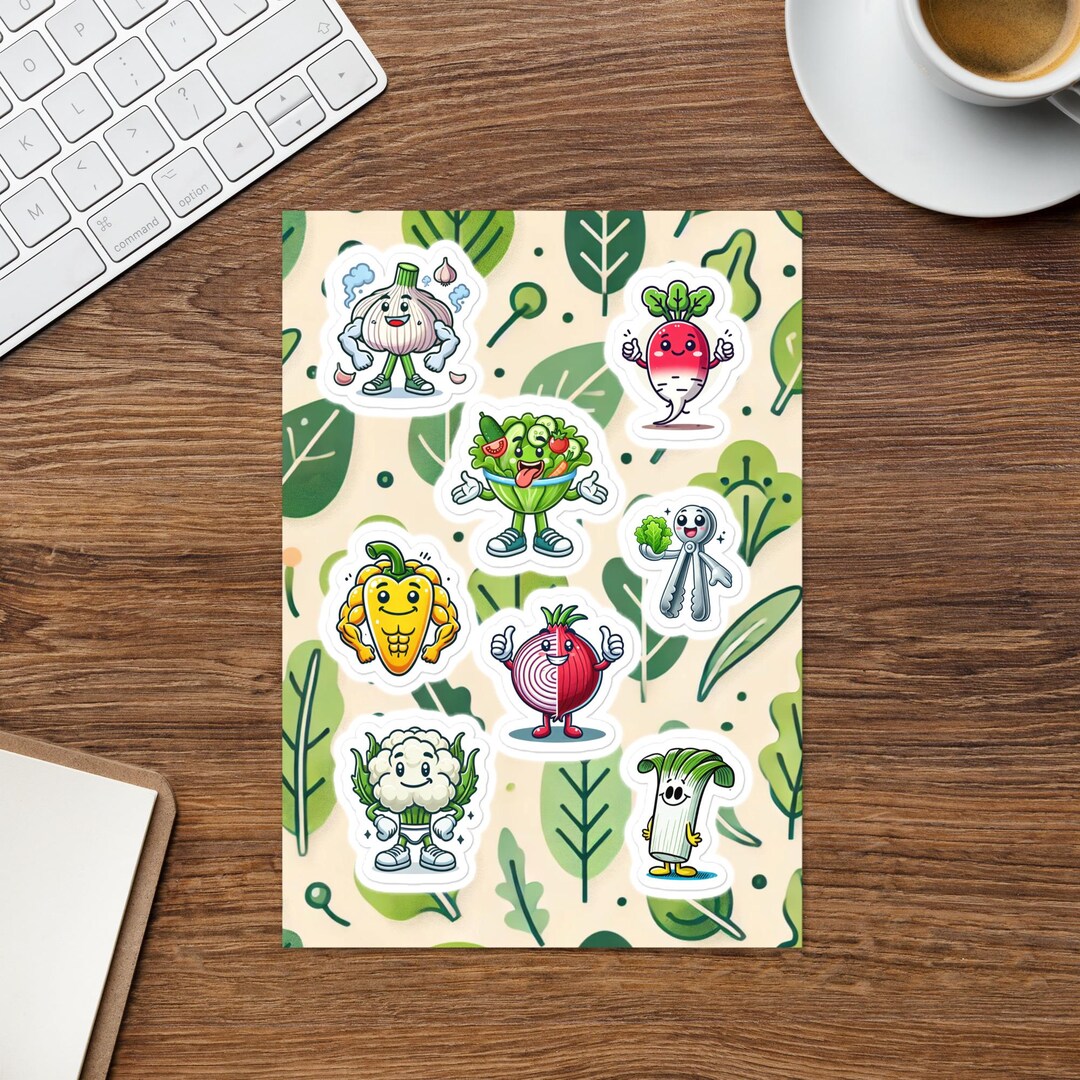 Stickers Vegetables Leek-ing Everywhere - Etsy