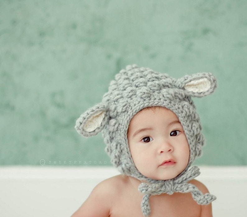 Lamb Hat, Animal Hat for Kids, Babies Winter Hat - Etsy