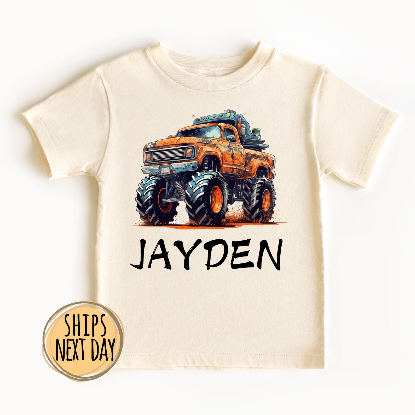 Custom Monster Truck Shirt, Personalized Kids Name 6 Different Monster ...