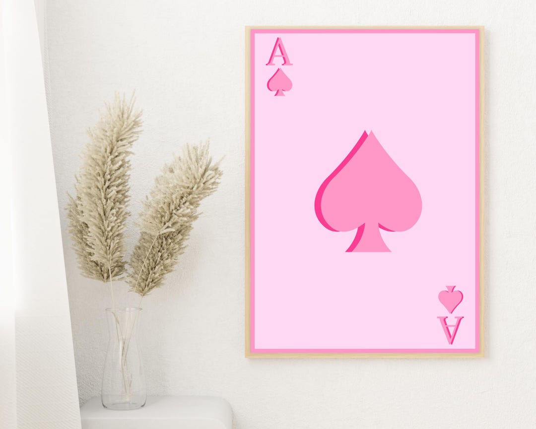 Printable Ace Poster - Digital Download Card Art - Etsy