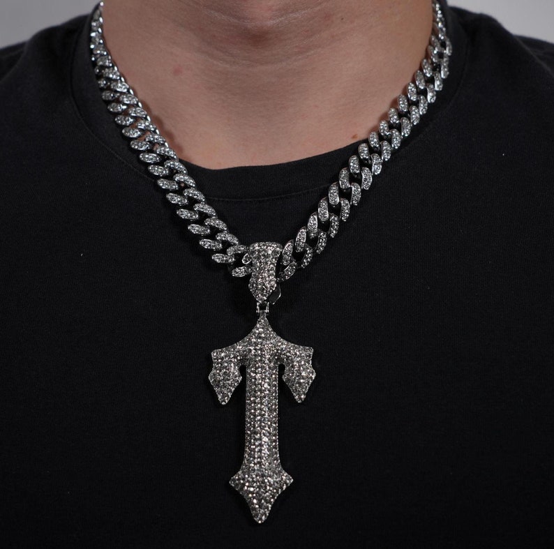Trapstar Chain Cuban Style 50cm Length, Perfect for Men, Stainless ...