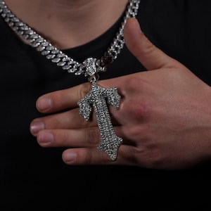 Trapstar Chain Cuban Style 50cm Length, Perfect for Men, Stainless ...