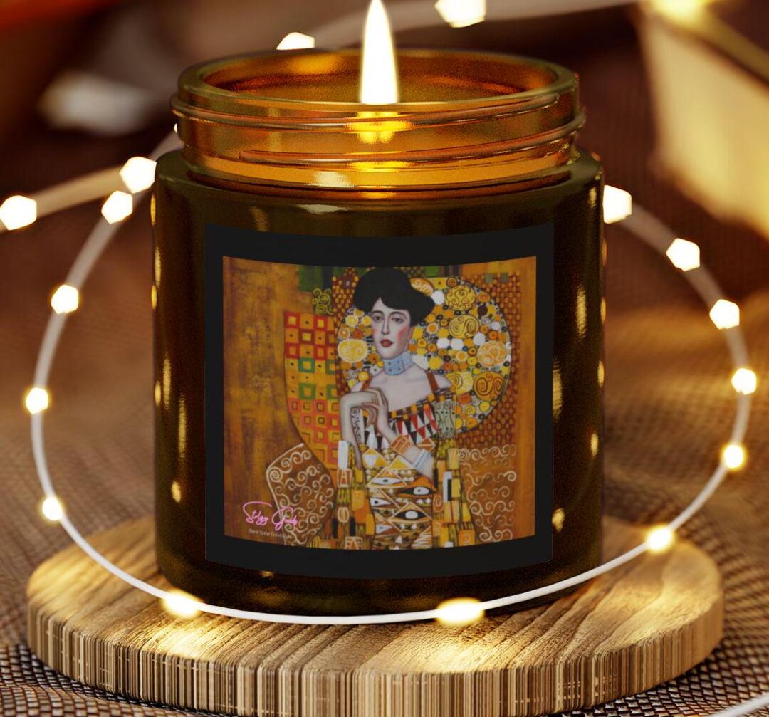 Gustav Klimt Portrait of Adele Bloch-bauer Custom Sophisticate Amber ...