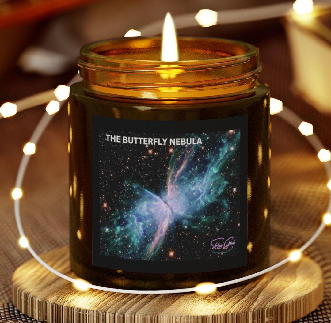 Butterfly Nebula Custom Candle Telescope, Astrology, Birthday Gift Holiday, Educational, Star ...