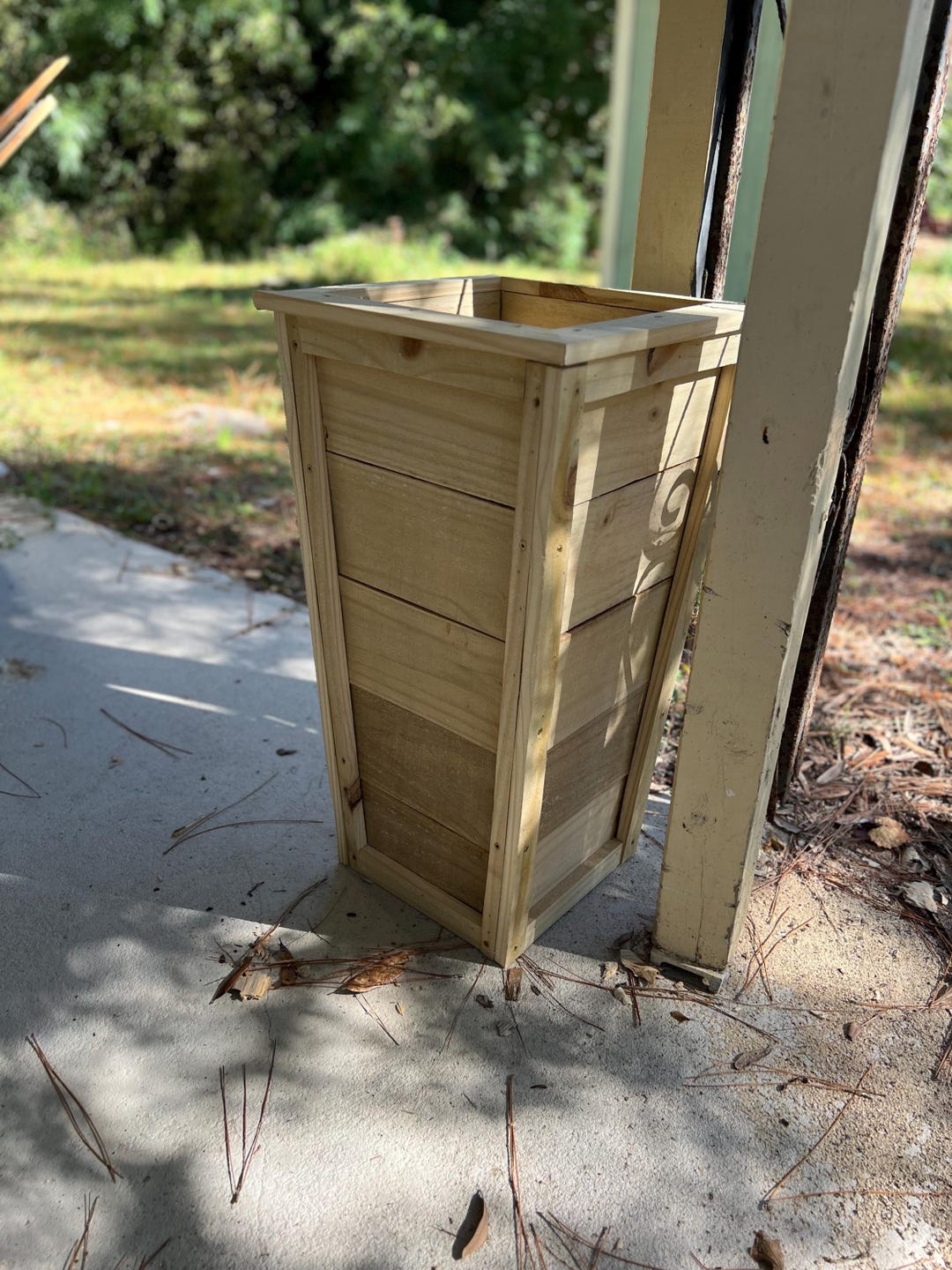 2 Ft Tall Cedar Wood Planter - Etsy