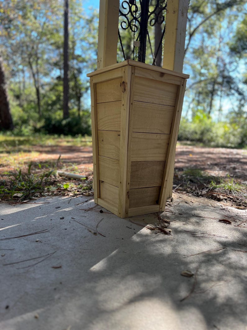 2 Ft Tall Cedar Wood Planter - Etsy