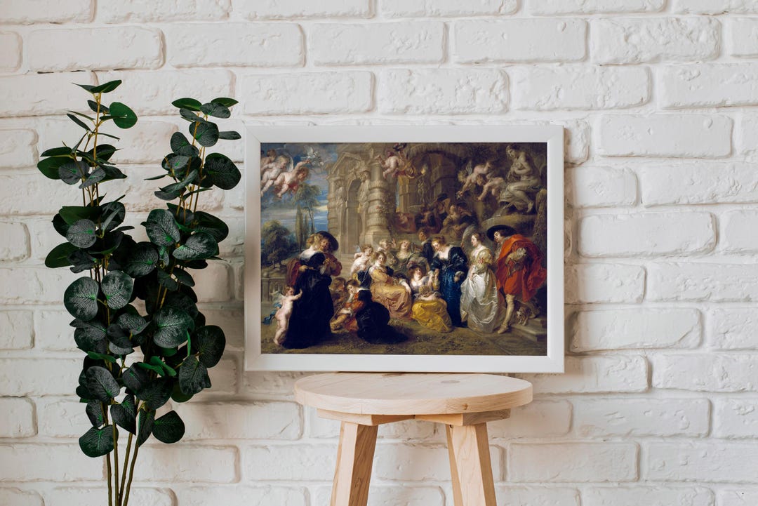 The Garden of Love, Peter Paul Rubens, Masterpieces Wall Art, Classic ...