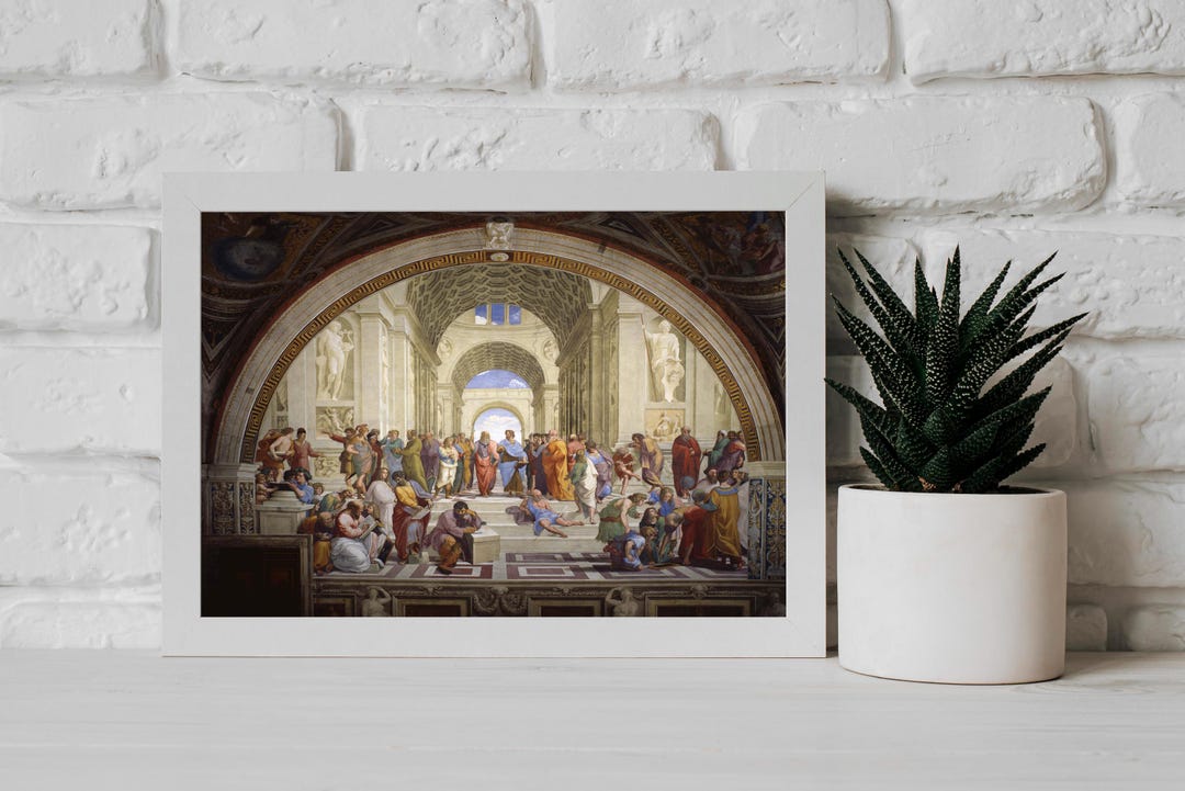 The School of Athens Wall Art, Raffaello Sanzio, the School of Athens ...