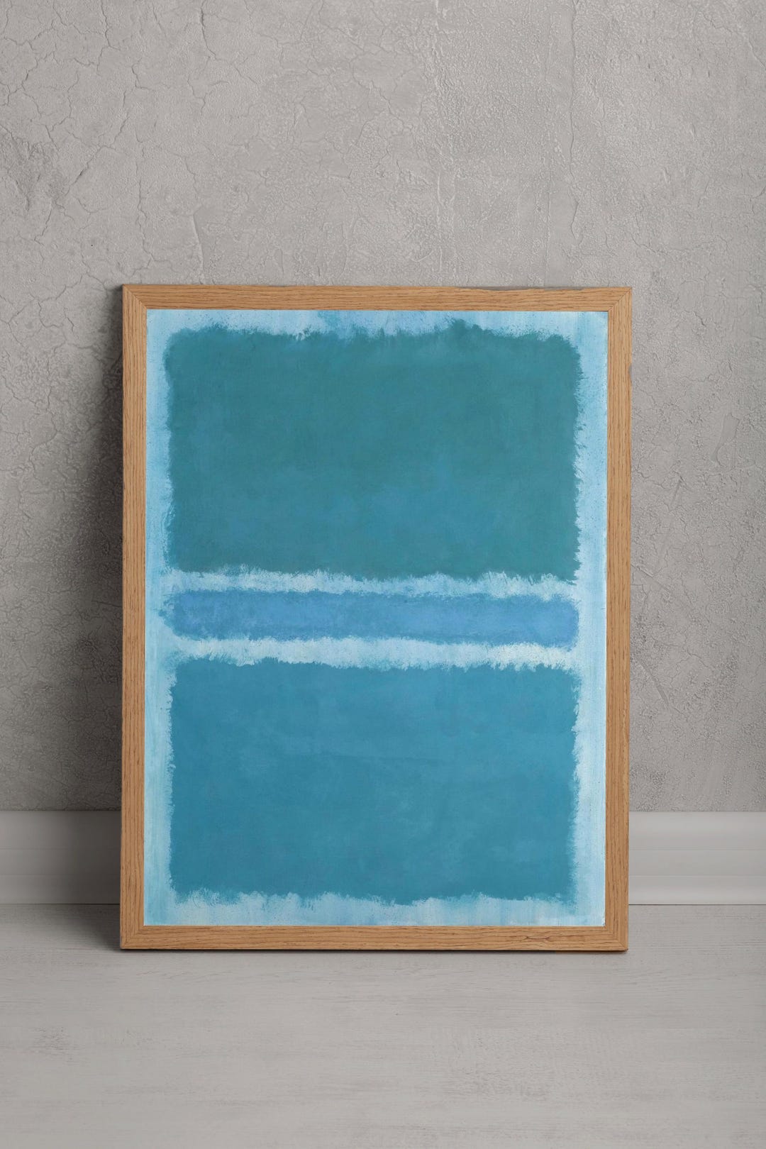 Mark Rothko, Rothko Picture Art,untitled, Blue Divided, 1966 , Canvas ...