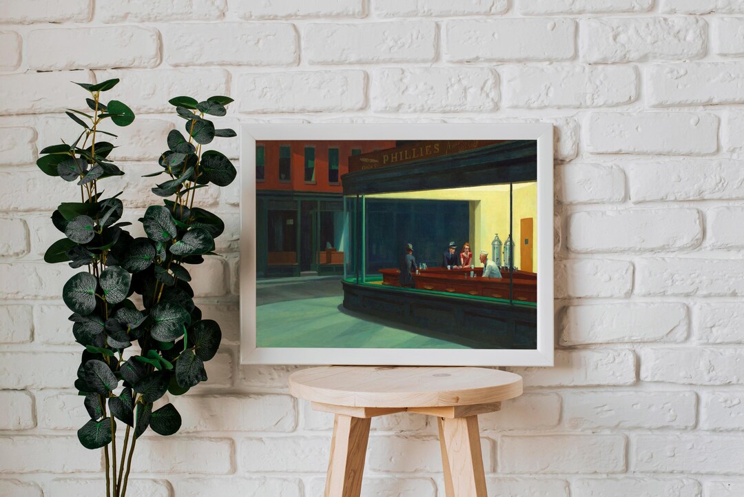 Edward Hopper Canvas Wall Art, High Quality Print on Canvas, Edward ...