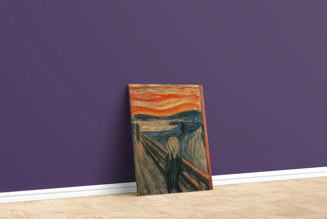 Edvard Munch's the Scream Painting (1893 National Gallery Norway), the ...
