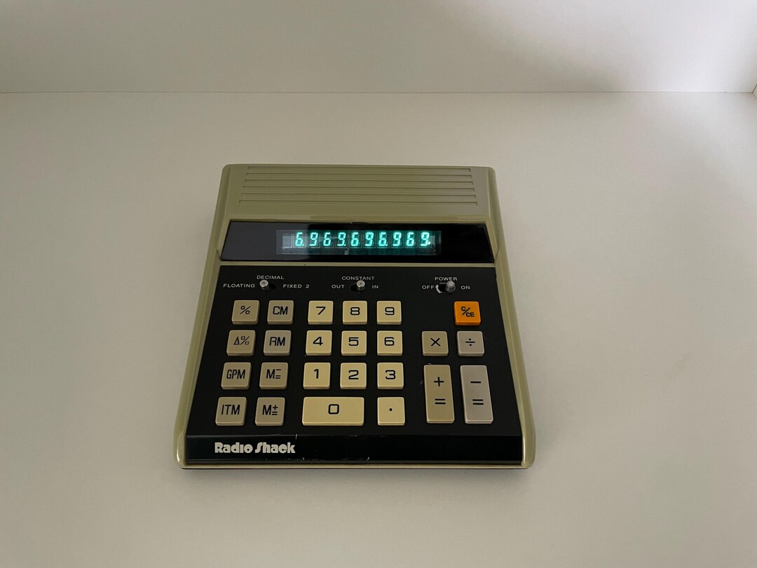 Vintage Radio Shack EC-2001 Calculator Tandy Corporation - Etsy
