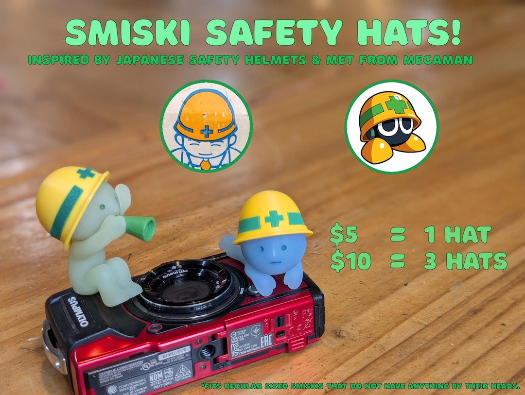 Smiski Hat: Japanese Safety Helmet - Etsy
