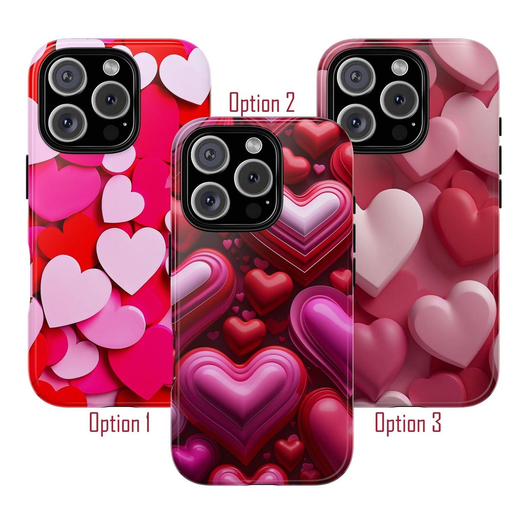 Heart Phone Case | Three Romantic Designs in Magsafe, Snap, and Tough ...