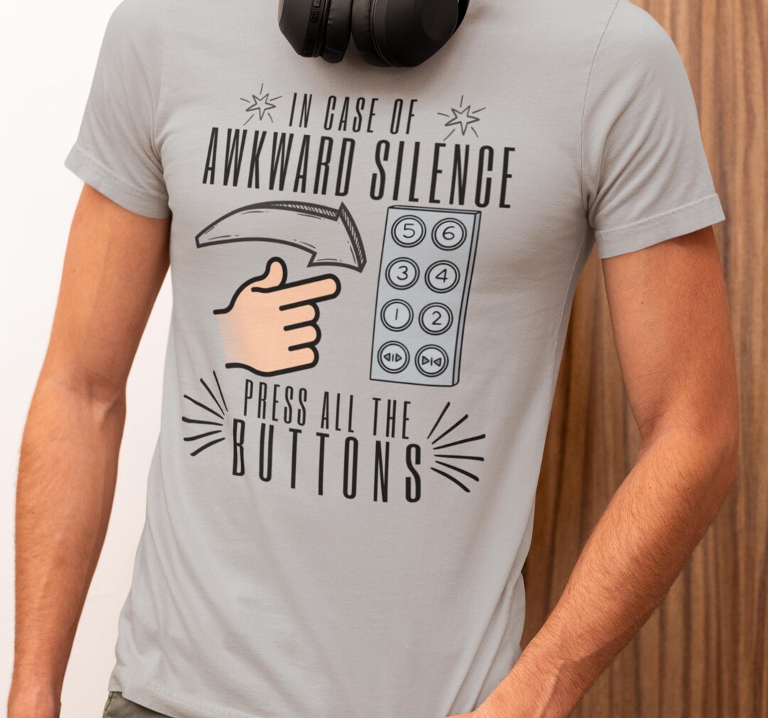 Press All the Buttons Elevator Tee, Funny Unisex Tshirt, Joke Shirt ...