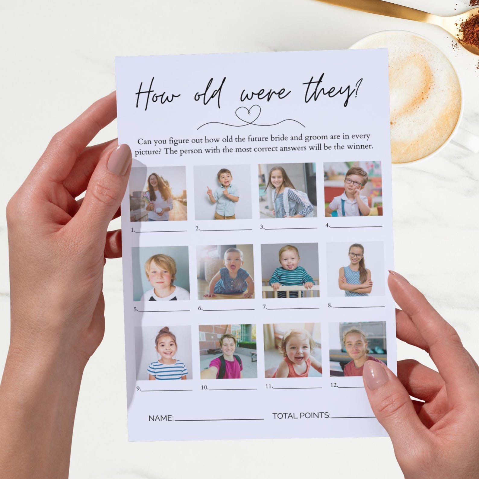 Baby Age Guessing Game How Old Were They Game Minimalist Photo Baby ...