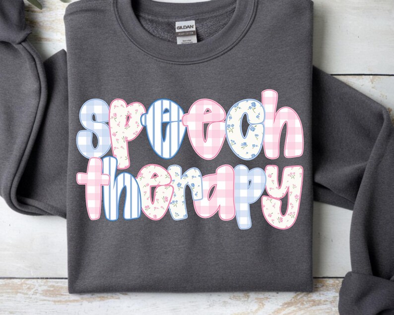Speech Therapy PNG, SLP Shirt Design, Cottagecore Speech Therapist ...