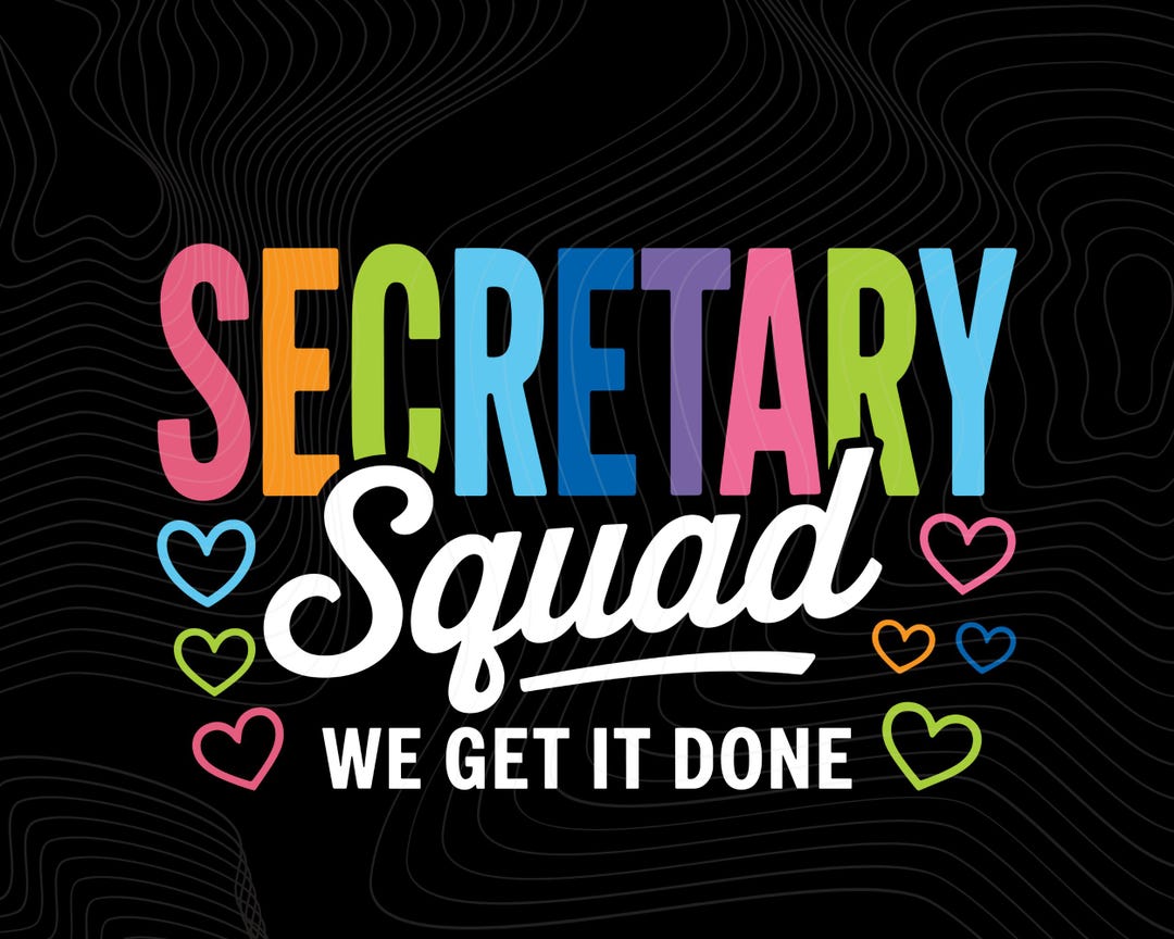 Funny Secretary Appreciation Design: Office Quote SVG PNG (digital ...