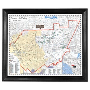 Temecula Valley Wine Map - Etsy