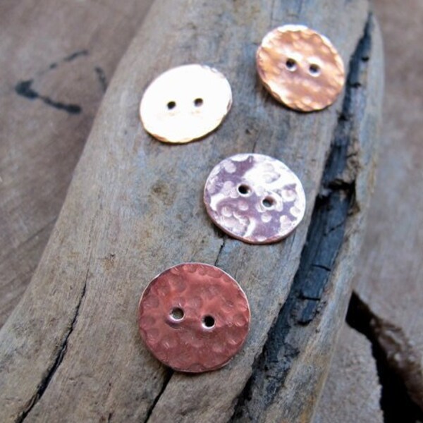 Copper Buttons - Etsy