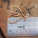 Valentine Rustic Copper Heart Pendant Embellishment Hand Forged Heart ...