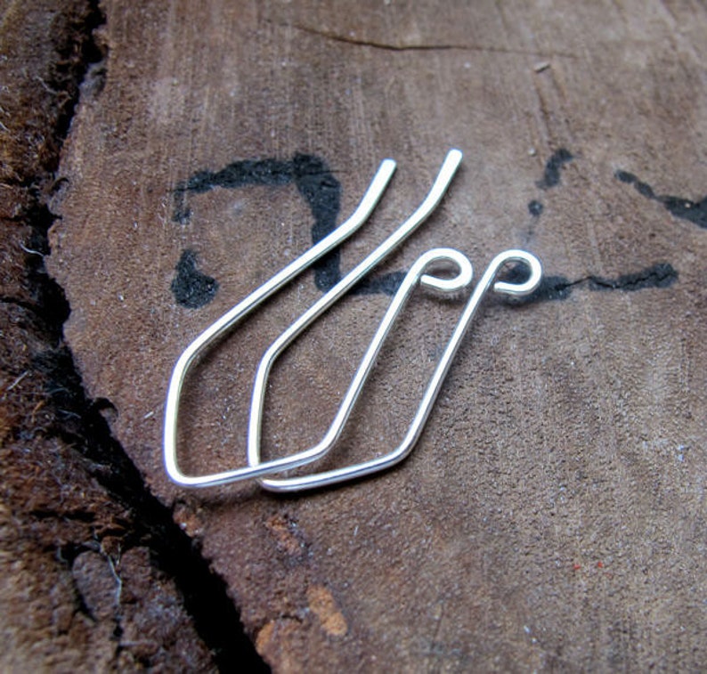 Sterling Silver Ear Wires Earrings Findings Earwires Handmade - Etsy