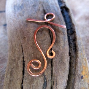 Copper Toggle Clasp 1 Inch Solid Copper Hand Forged T-bar Clasp for ...