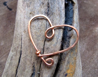 Copper Wire Heart - Etsy