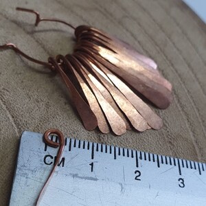 Hammered Paddles Set, Copper Paddle Drop Charms for Necklace Making ...